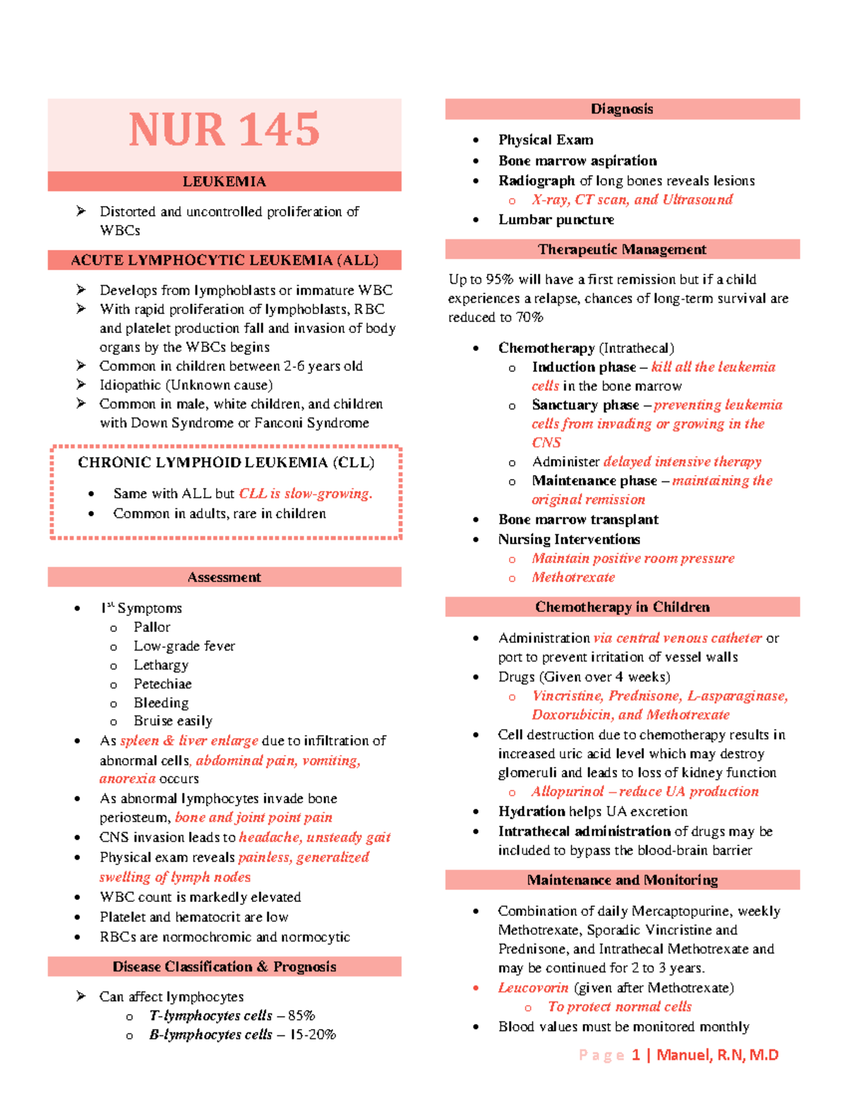 20230307165630 64076 cbe78a4b nur 145 - NUR 145 LEUKEMIA Distorted and ...