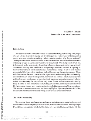 [Solved] What are three examples of creative works - Self Society and ...