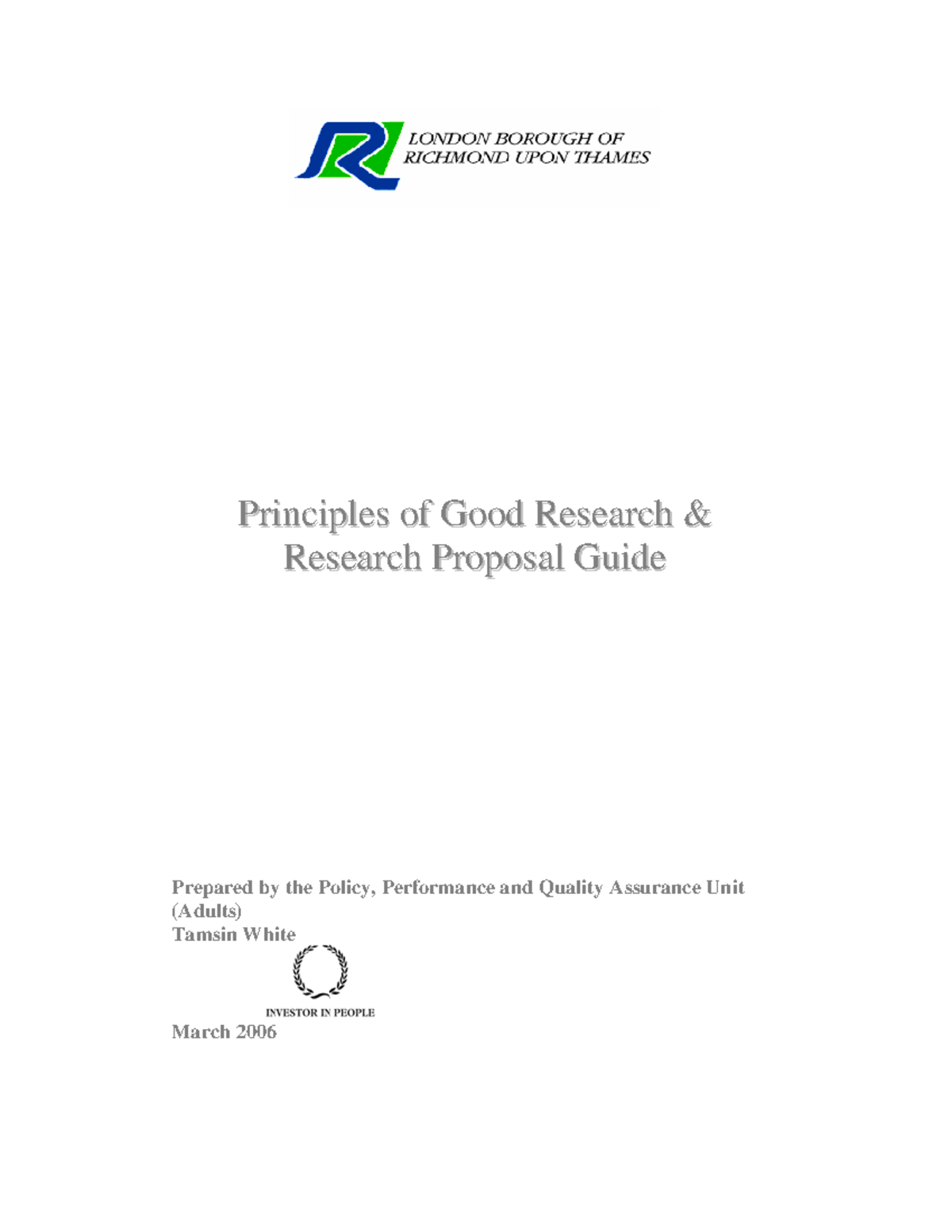 Research proposal guide - PPrriinncciipplleess ...