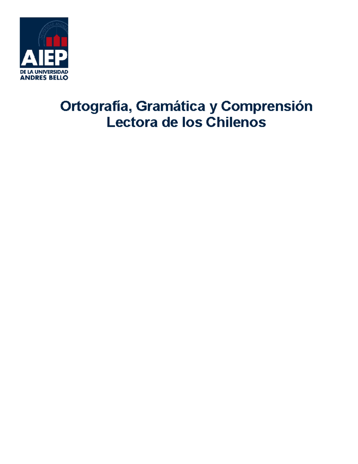Andrea Novoa CTA101 Semana 5 - Ortografía, Gramática y Comprensión ...