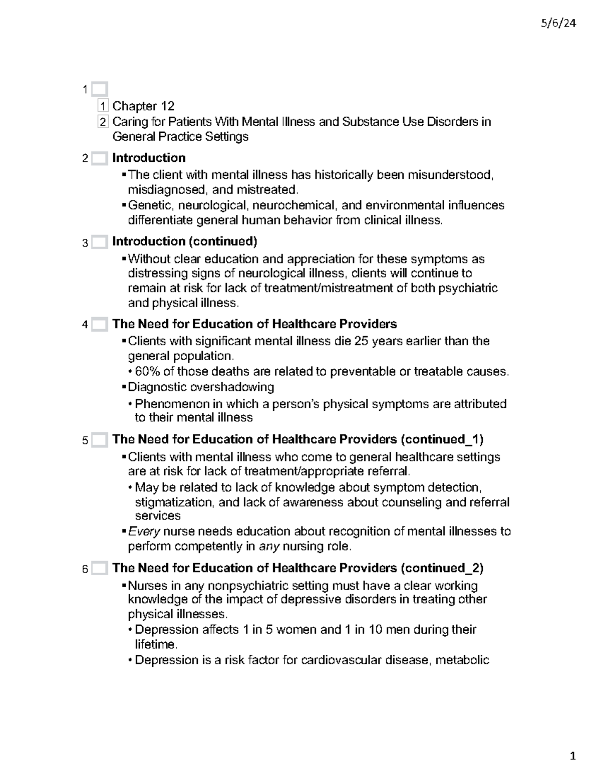 Substance-Related Disorders - 5/6/ Chapter 12 Caring for Patients With ...