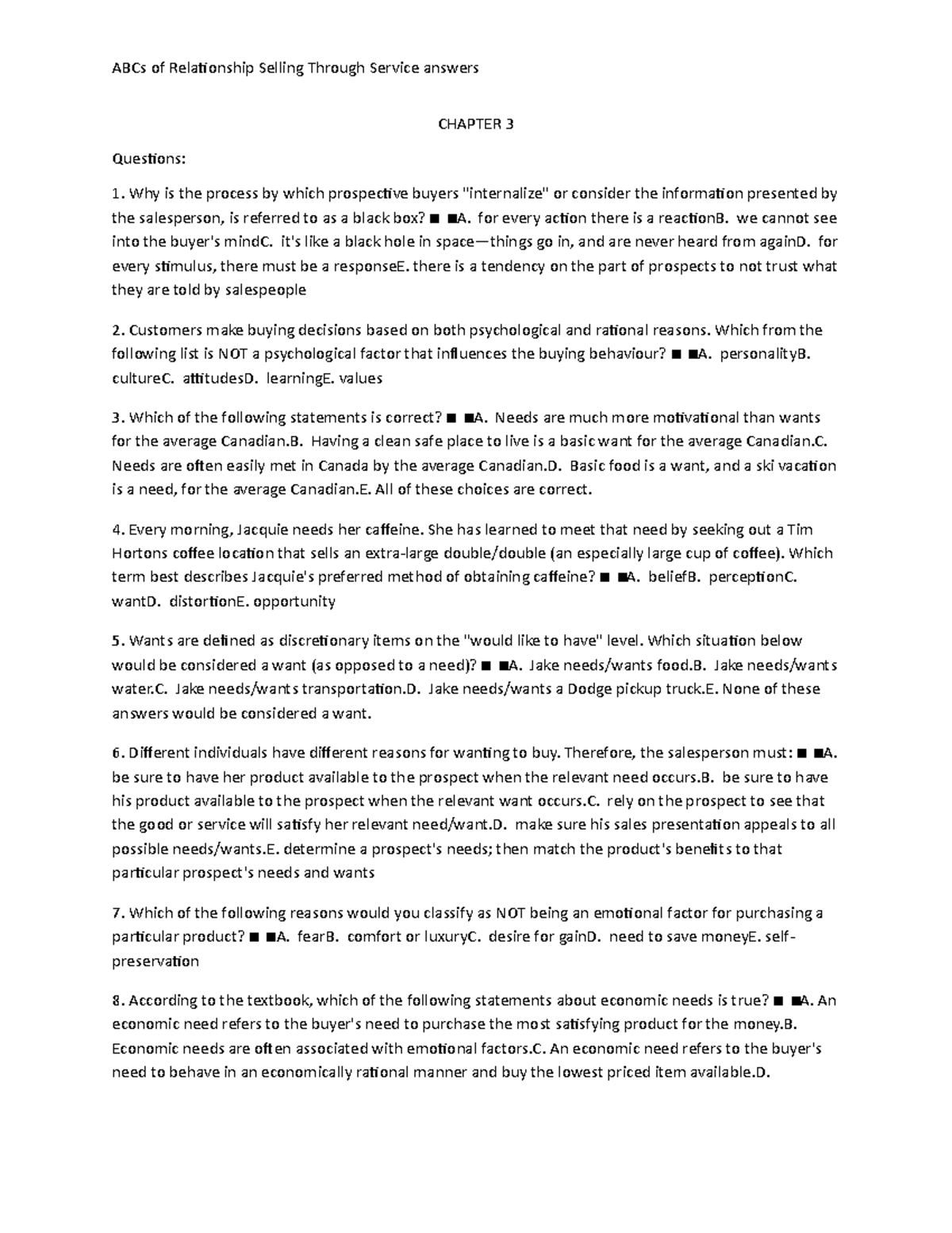 3 7 October 2018, questions and answers - CHAPTER 3 Questions: Why is ...