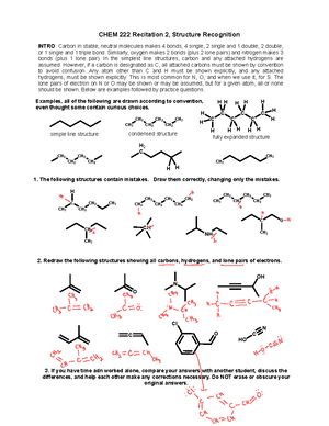 CHEM 222 rec 6 - Rec 6 - CHEM 222.04 - CHEM 22 2 , Orgo 1 ...