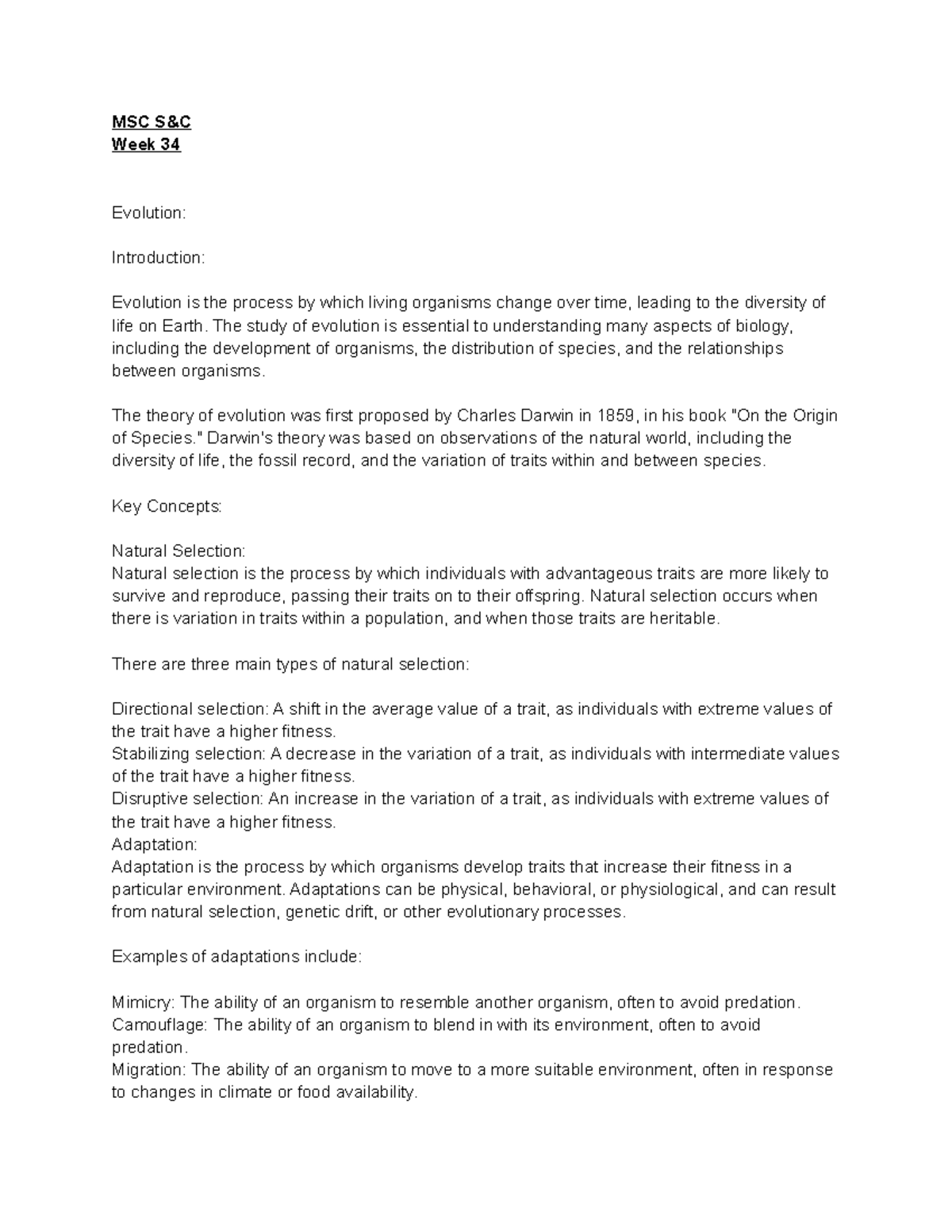 SD MSC SC Week 34 - Presented in Byrom St building, Peter Jost lecture ...