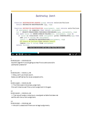 L4-3 - Summary of Map Coloring CSP - 1 00:00:00,190 -> 00:00:03, Map ...