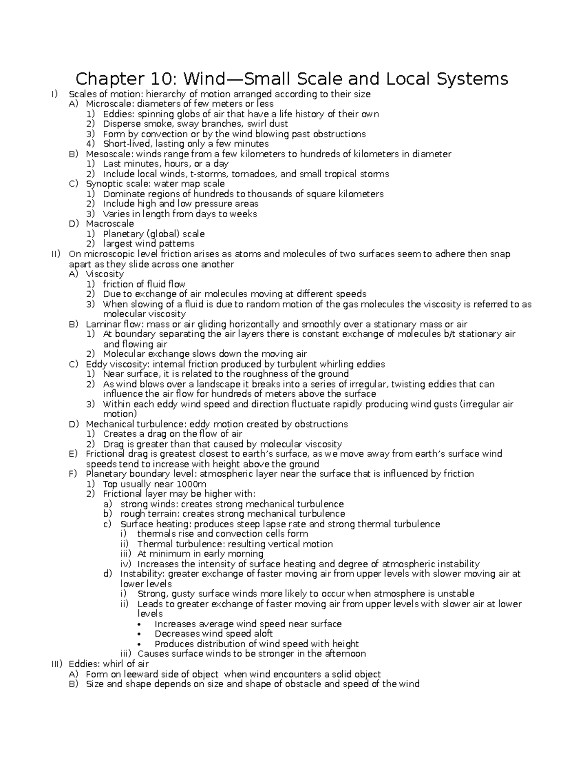Wind small scale and local systems notes - Chapter 10: Wind—Small Scale ...