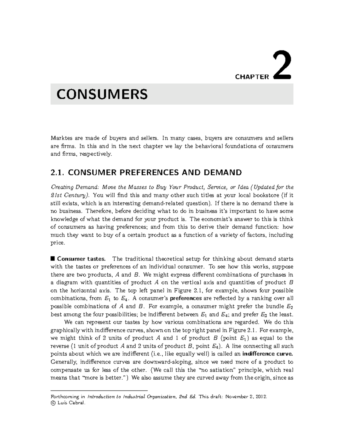 C02 consumers - CHAPTER 2 CONSUMERS Marktes are made of buyers and ...