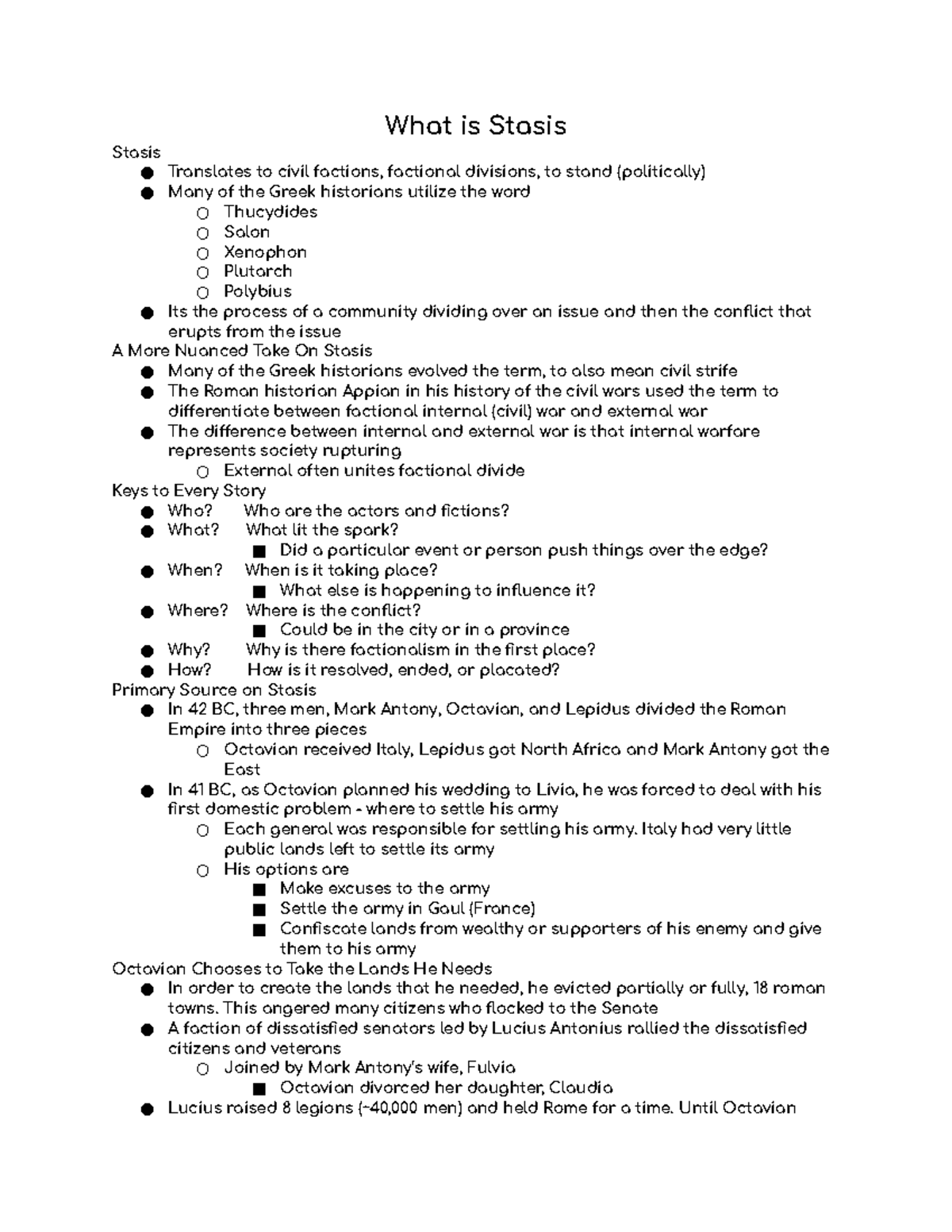 What is Stasis - What is Stasis Stasis Translates to civil factions ...