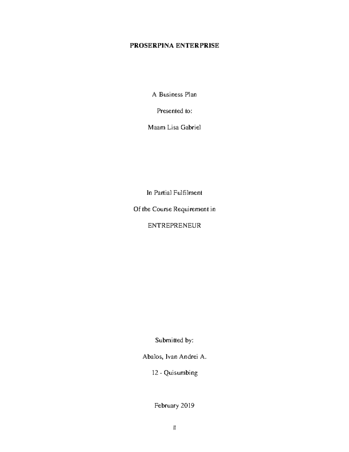 Business plan is the way to go okay? Got it - Intellectual Property Law ...