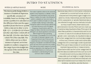 Pastel Blue Illustrative Statistics Math Infographic - MODE MEAN MEDIAN ...