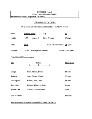Astrand Nomogram KINE 3P02 - KINE 3P02 - Studocu
