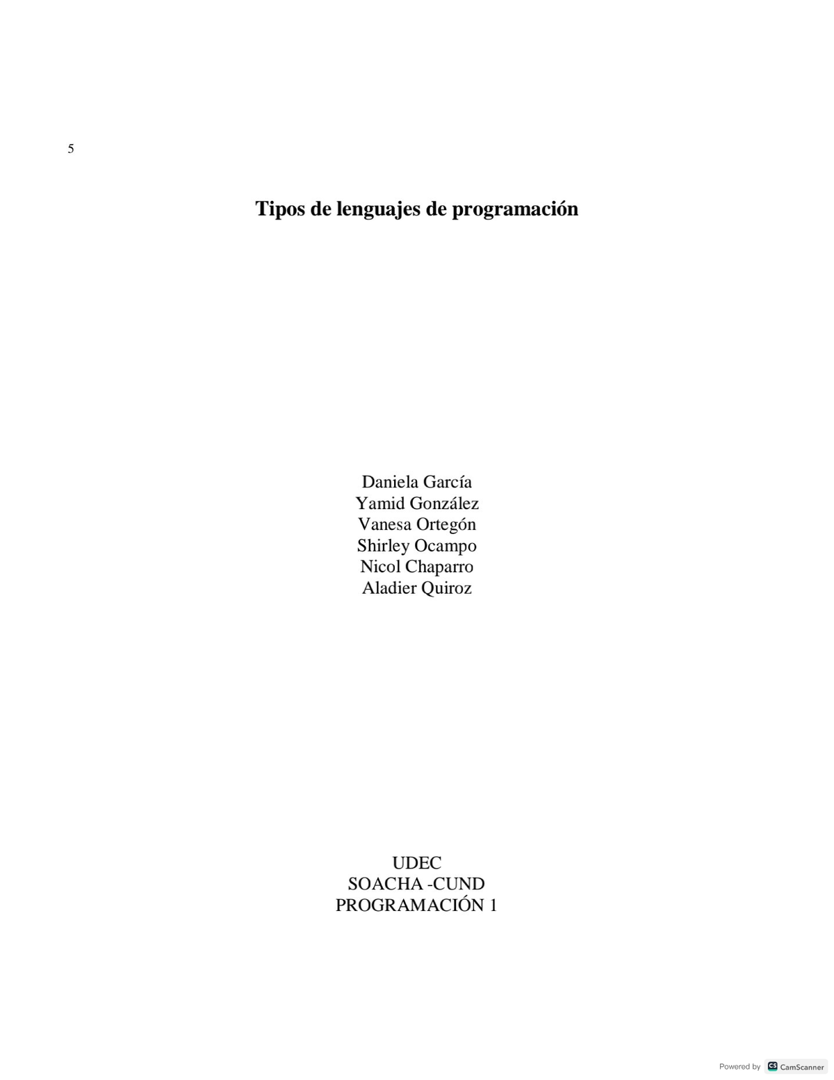 Informe paradigmas - Programación I - Studocu
