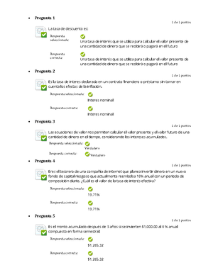 Automatizada 5 - • Pregunta 1 1 de 1 puntos Tipo de título de crédito que puede ser girado ...