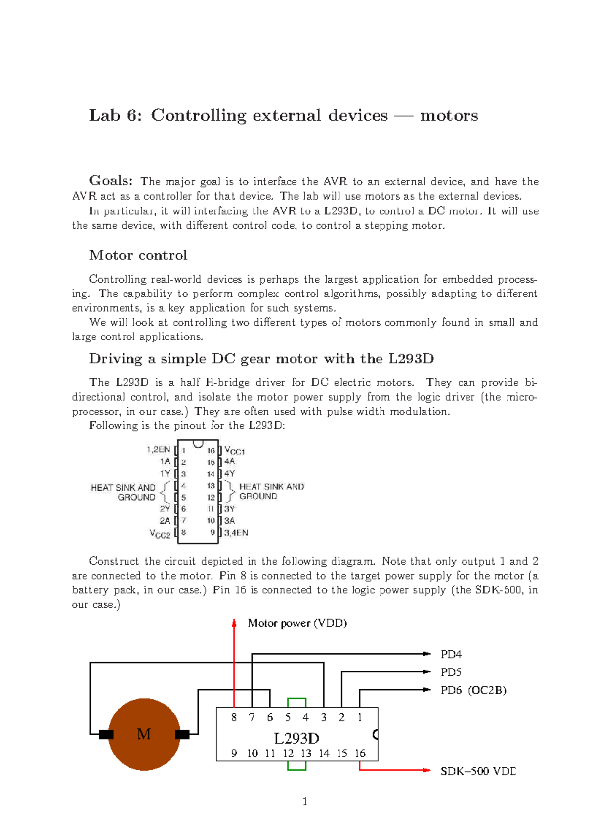 Introduction to Microprocessors - Assignments - lab6 - Lab 6 ...
