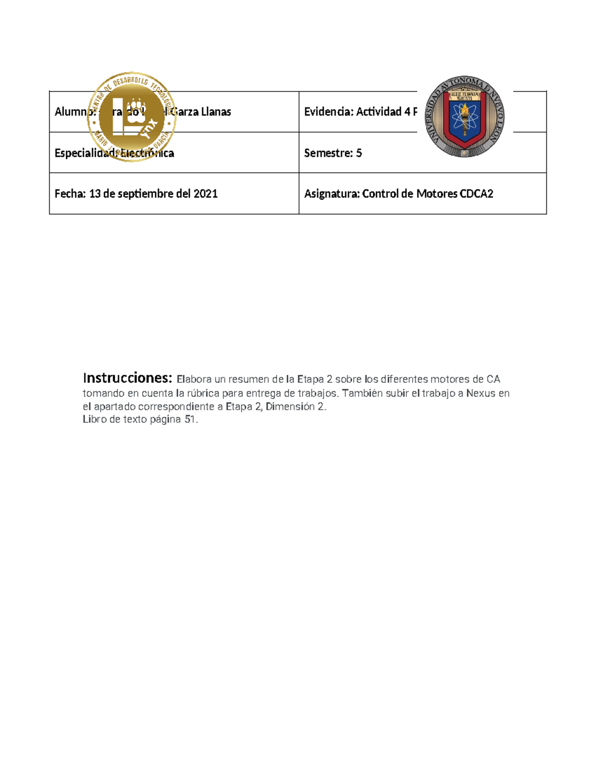 Apuntes CDCA2 A2 E2 - Alumno: Gerardo Israel Garza Llanas Evidencia ...
