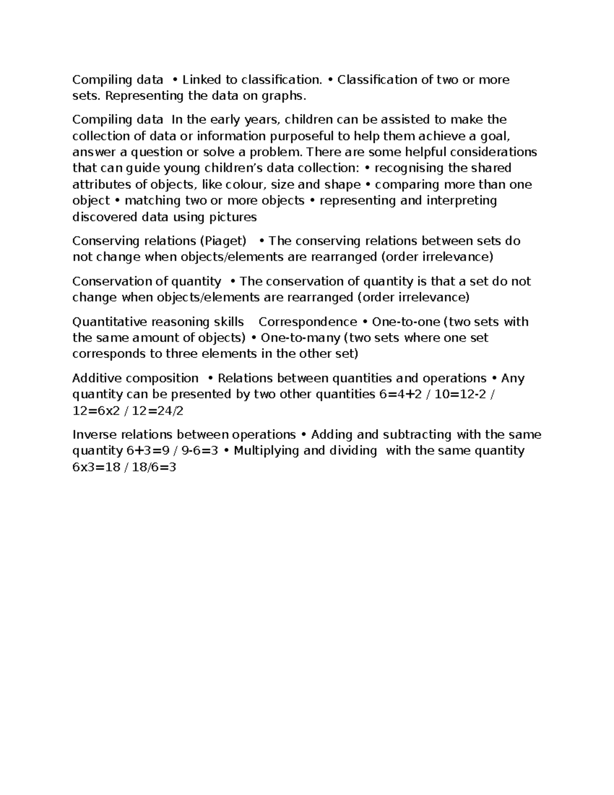 Data compiling - Study notes - Compiling data • Linked to ...