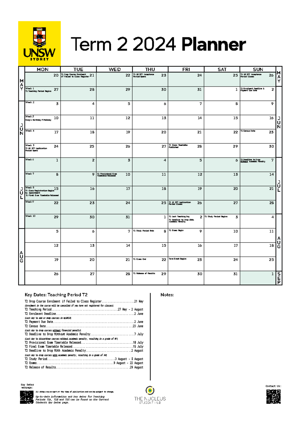 T2 2024 Planner - 20 21 22 23 24 25 26 27 28 29 30 31 1 2 3 4 5 6 7 8 9 ...