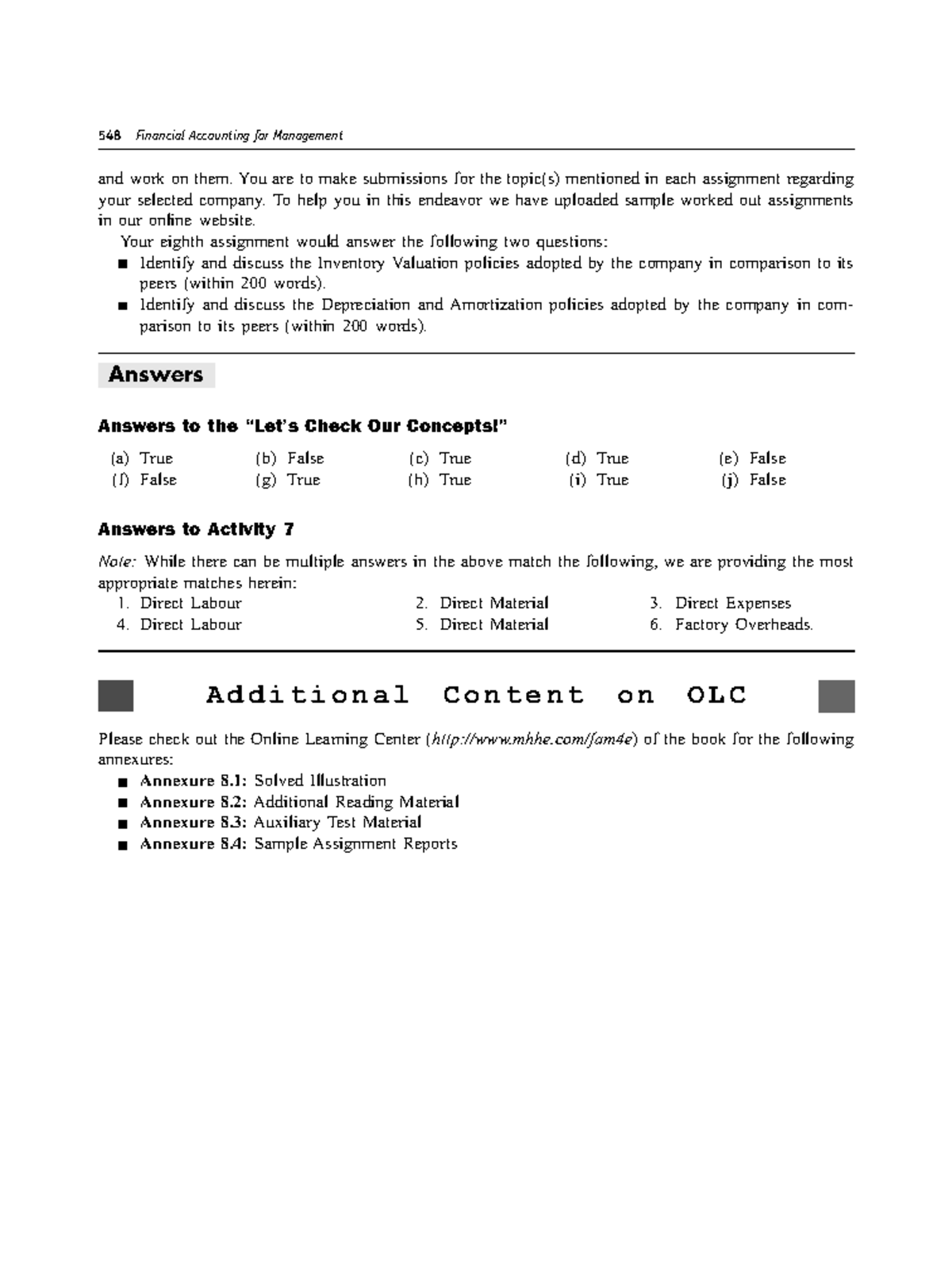 Financial accounting for management 192 - " - Studocu