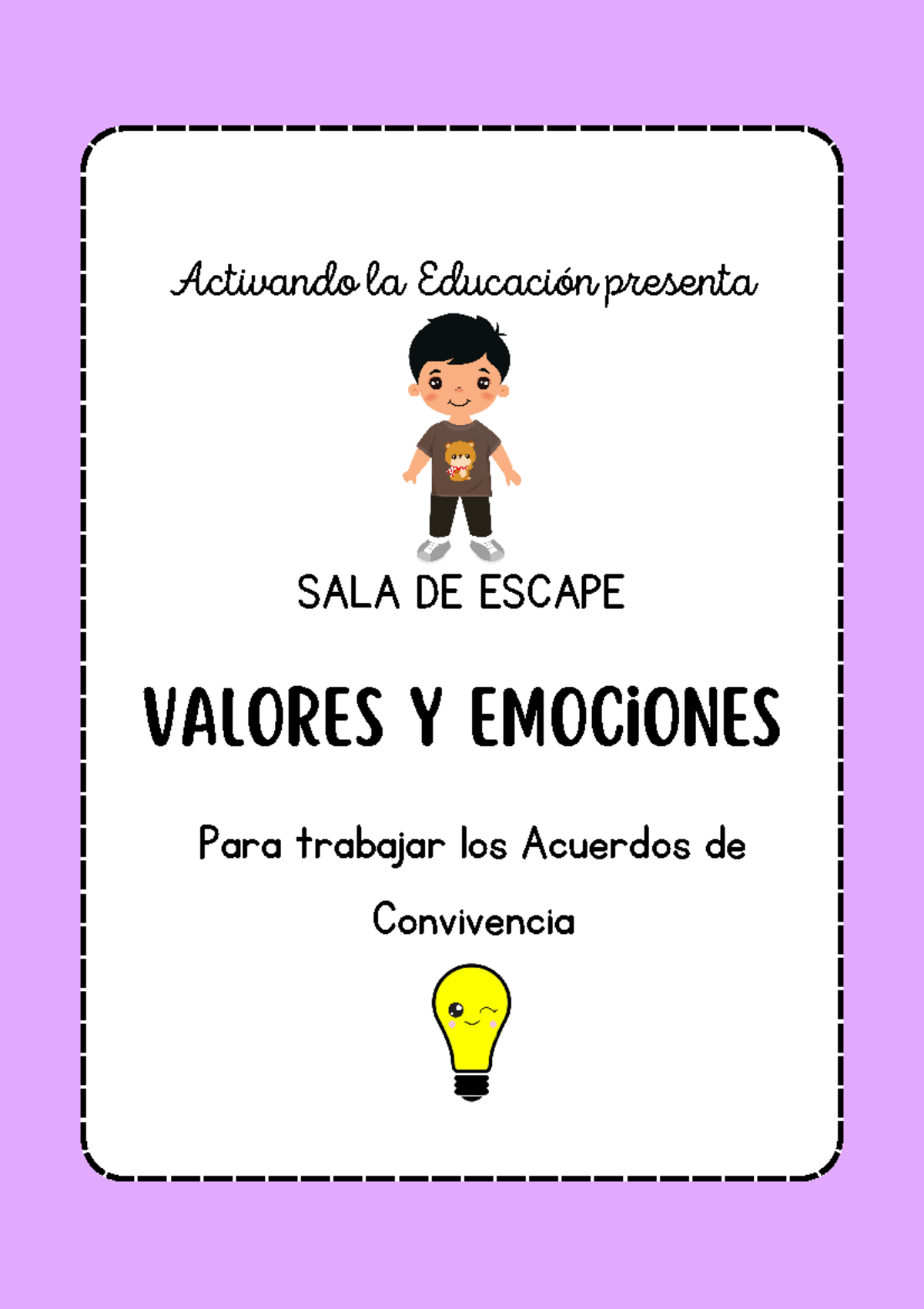 Sala de escape- Valores y Emociones - Valores y emociones ####### SALA ...