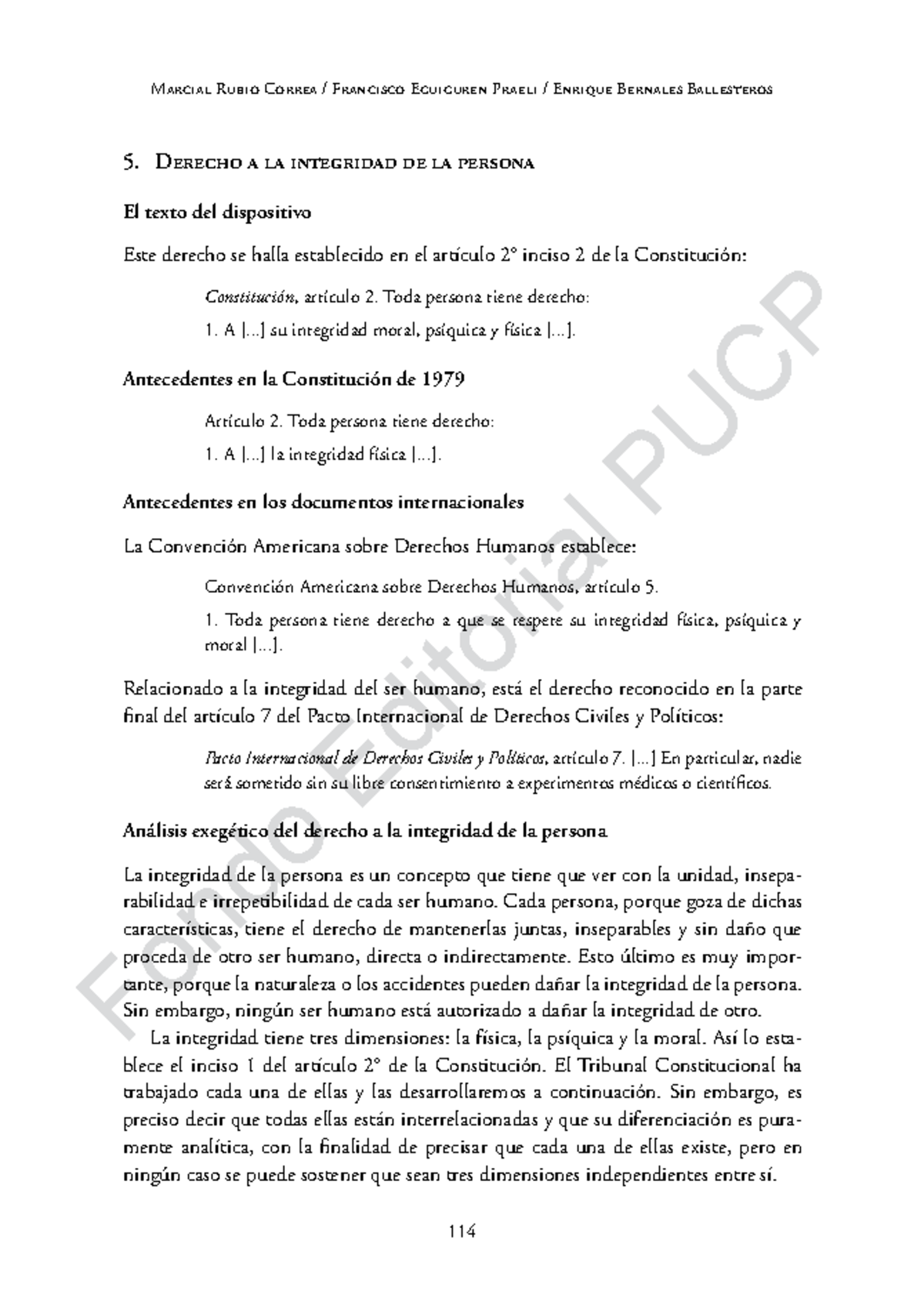 CONTROL DE LECTURA 2 - Fondo Editorial PUCP Marcial Rubio Correa ...