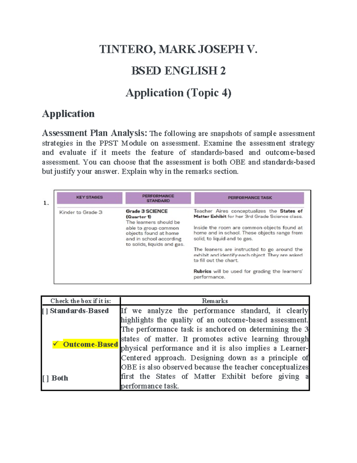 ASL Topic 4 Application - TINTERO, MARK JOSEPH V. BSED ENGLISH 2 ...