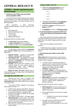 Cell theory lesson 1 - LESSON 1: CELL THEORY The branch of biology ...