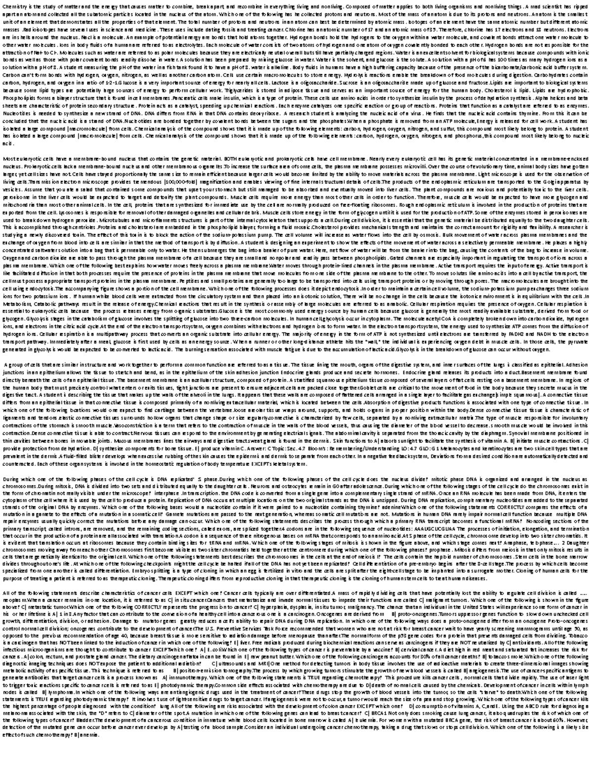 Midterm cheat sheet - Chemistry is the study of matter and the energy ...