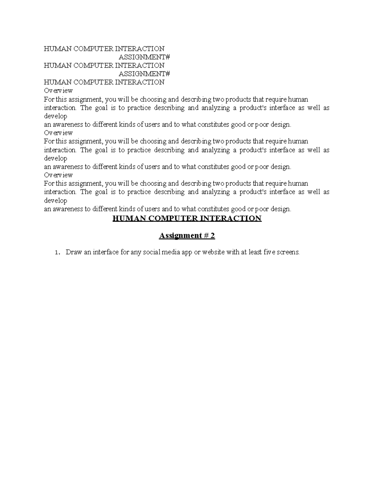 SENG210-Assignment-2 19718 - HUMAN COMPUTER INTERACTION ASSIGNMENT# HUMAN COMPUTER INTERACTION ...