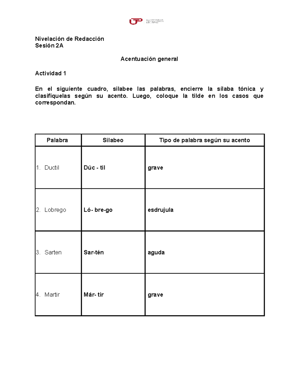 Hoja de actividades S2 - trabajo de semana 2 unidad 1 practica ...