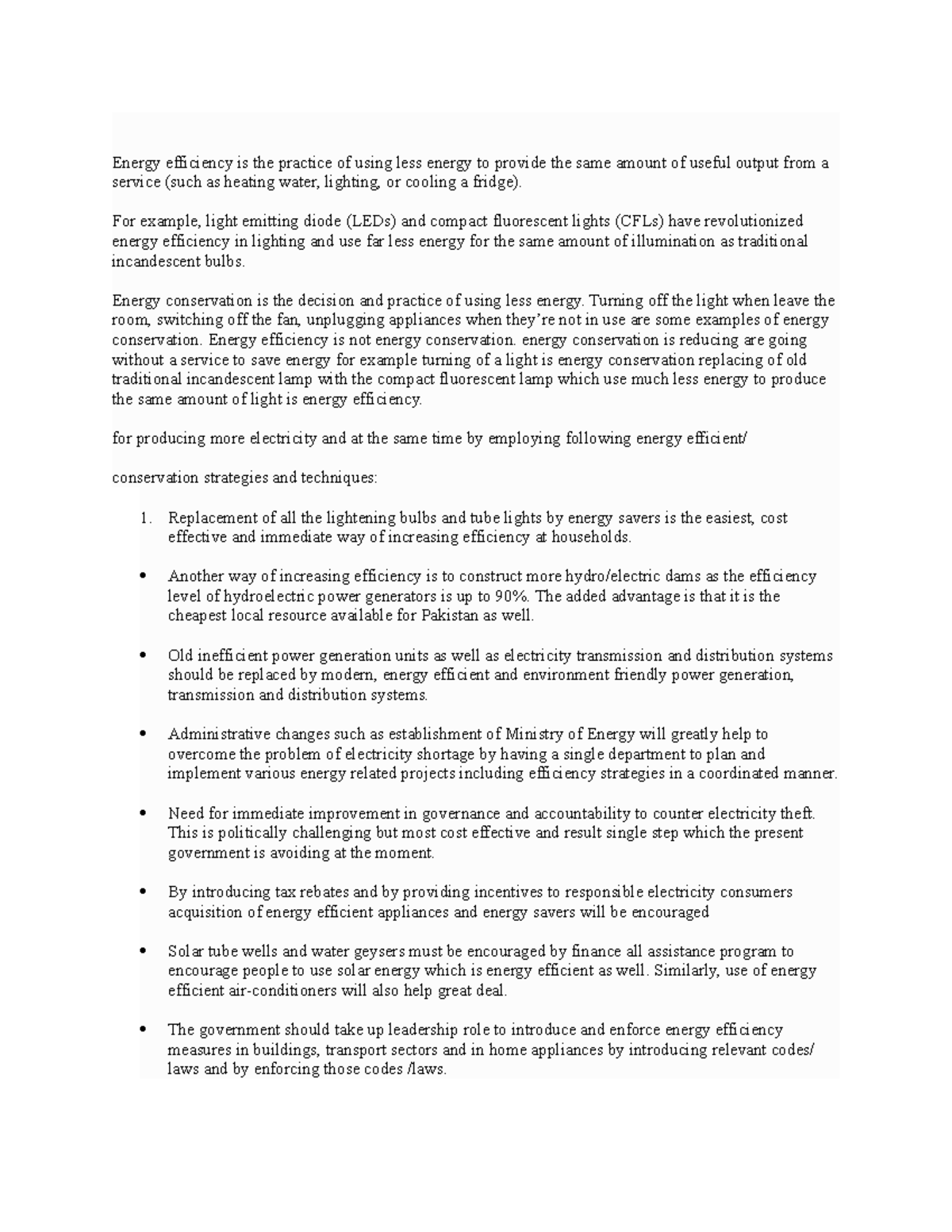 Energy efficiency is the practice of using less energy to provide the ...