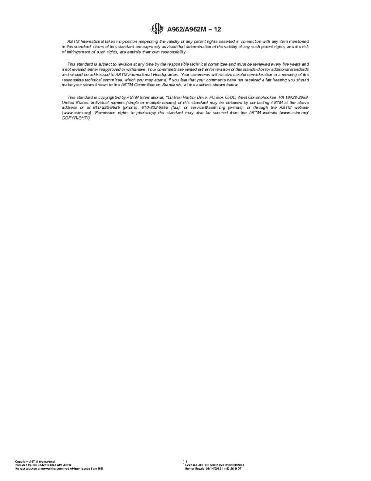 ASTM A962 A 962M 12 (1)-011 - ASTM International takes no position ...