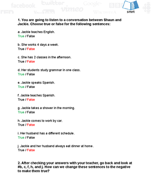 Unit 5 top notch 2 my English Lab ejercicios resueltos - NAME ...