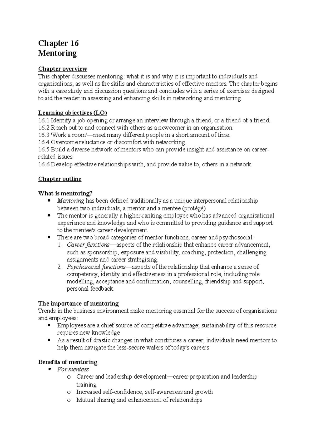 Chapter 16 - 1004GIR - Griffith - Studocu