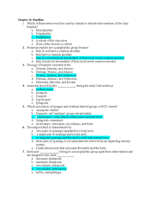 Introduction to Zoology Chapter 20 Outline - Studocu