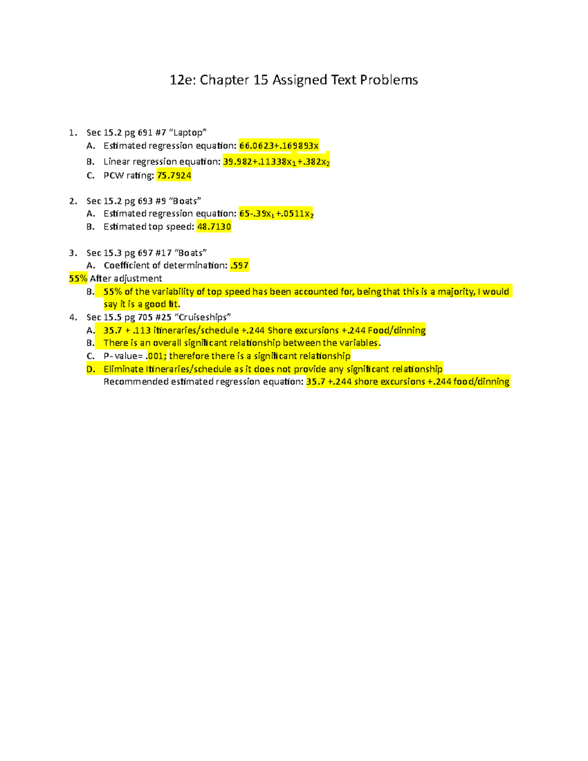 ECON CH 15 - Econ Ch 15 homework - 12e: Chapter 15 Assigned Text ...