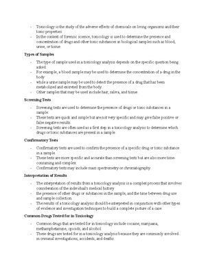 Forensic Notes 13 ECC - General chemical techniques used in criminal ...