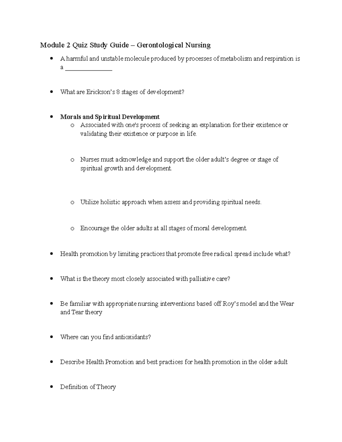 NUR2214 Mod2 Study Guide OA - Deprecated API usage: The SVG back-end is no longer maintained and ...