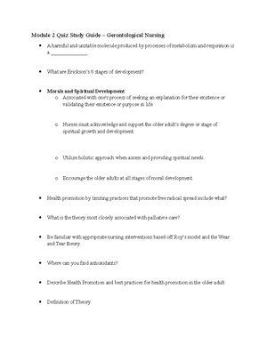 Module 10 Practice Quiz Answers - Module 10 Practice Quiz What causes ...