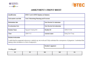 5075 Nguyen NGOC ANH Assignment 1 Frontsheet - ASSIGNMENT 1 FRONT SHEET ...