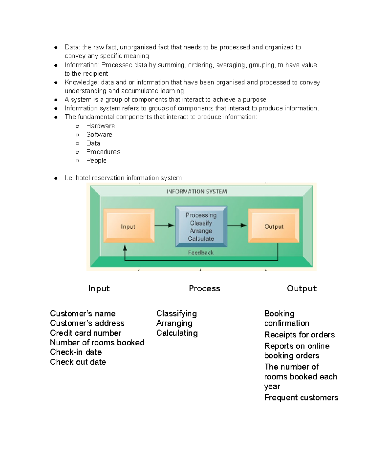 Lecture - Data: the raw fact, unorganised fact that needs to be ...
