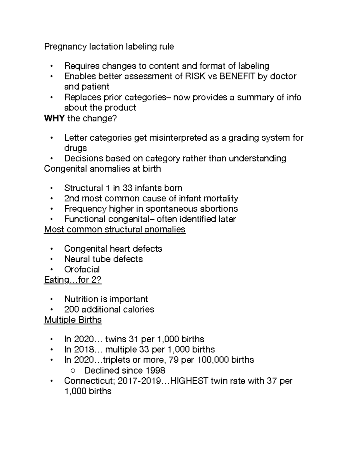 Untitled - shannon weaver HDFS 1070 Prenatal and pregnancy - Pregnancy ...