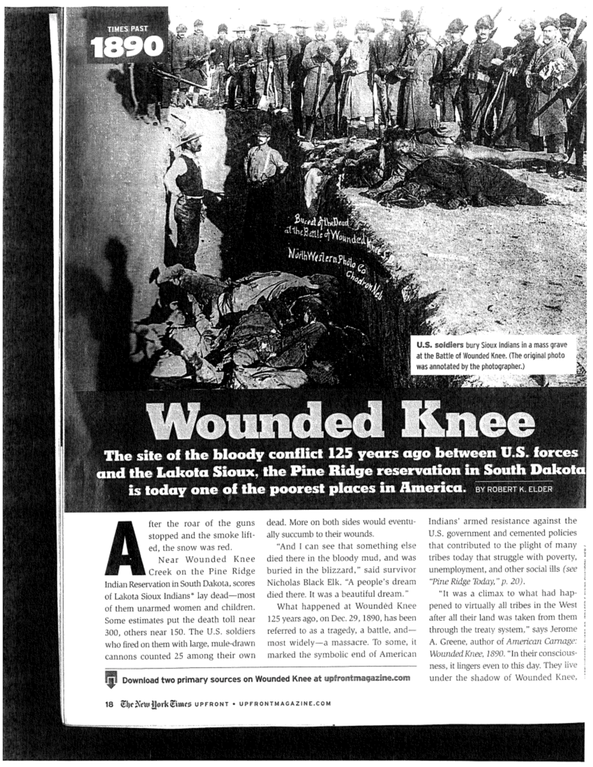 Wounded Knee Reading - HIST H106 - Studocu