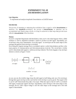 DSP Lab 04 Linear Systems - FACULTY OF TELECOMMUNICATION AND ...
