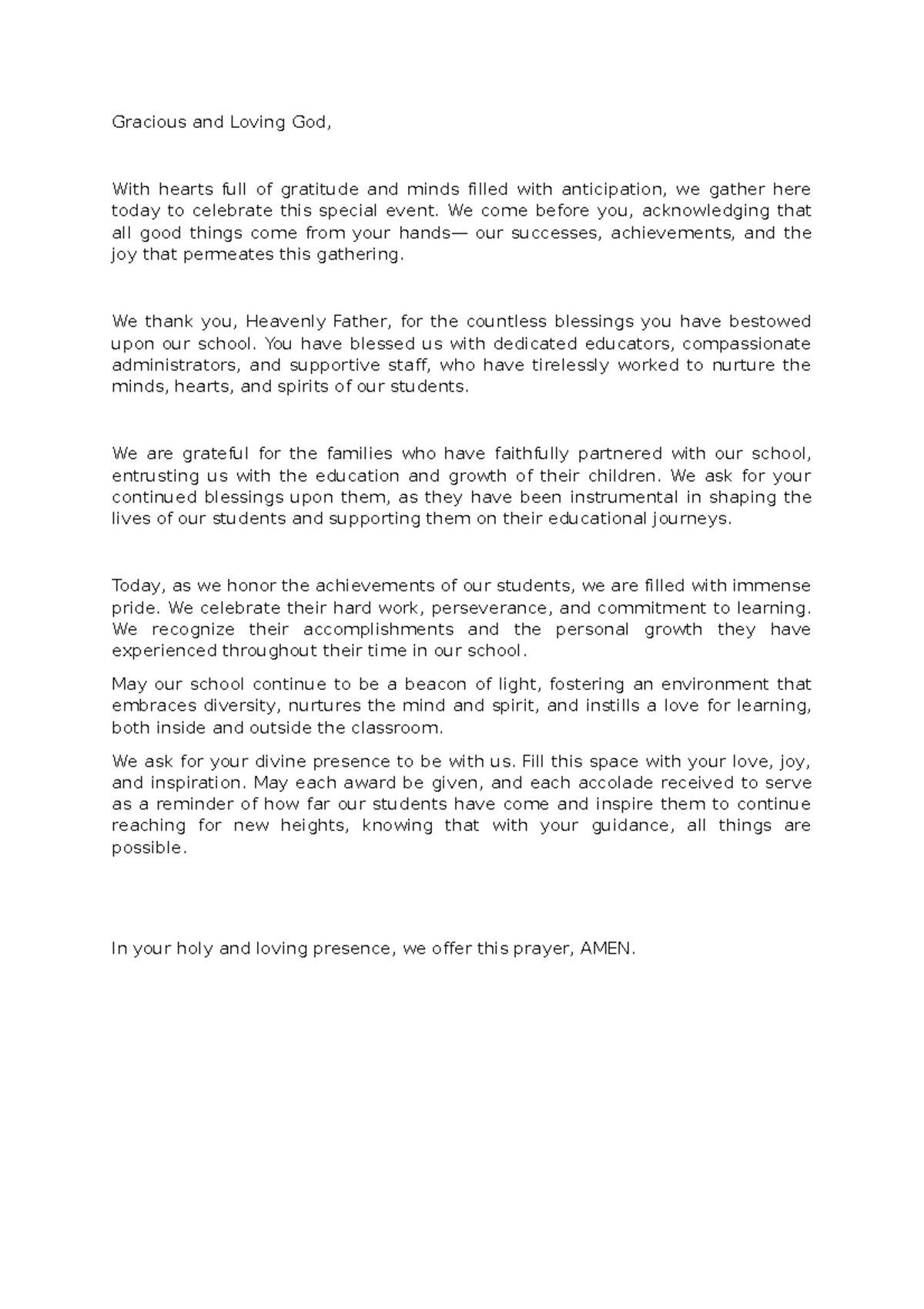 Recognition Prayer - ndjhahgdashjdqwe - Gracious and Loving God, With ...