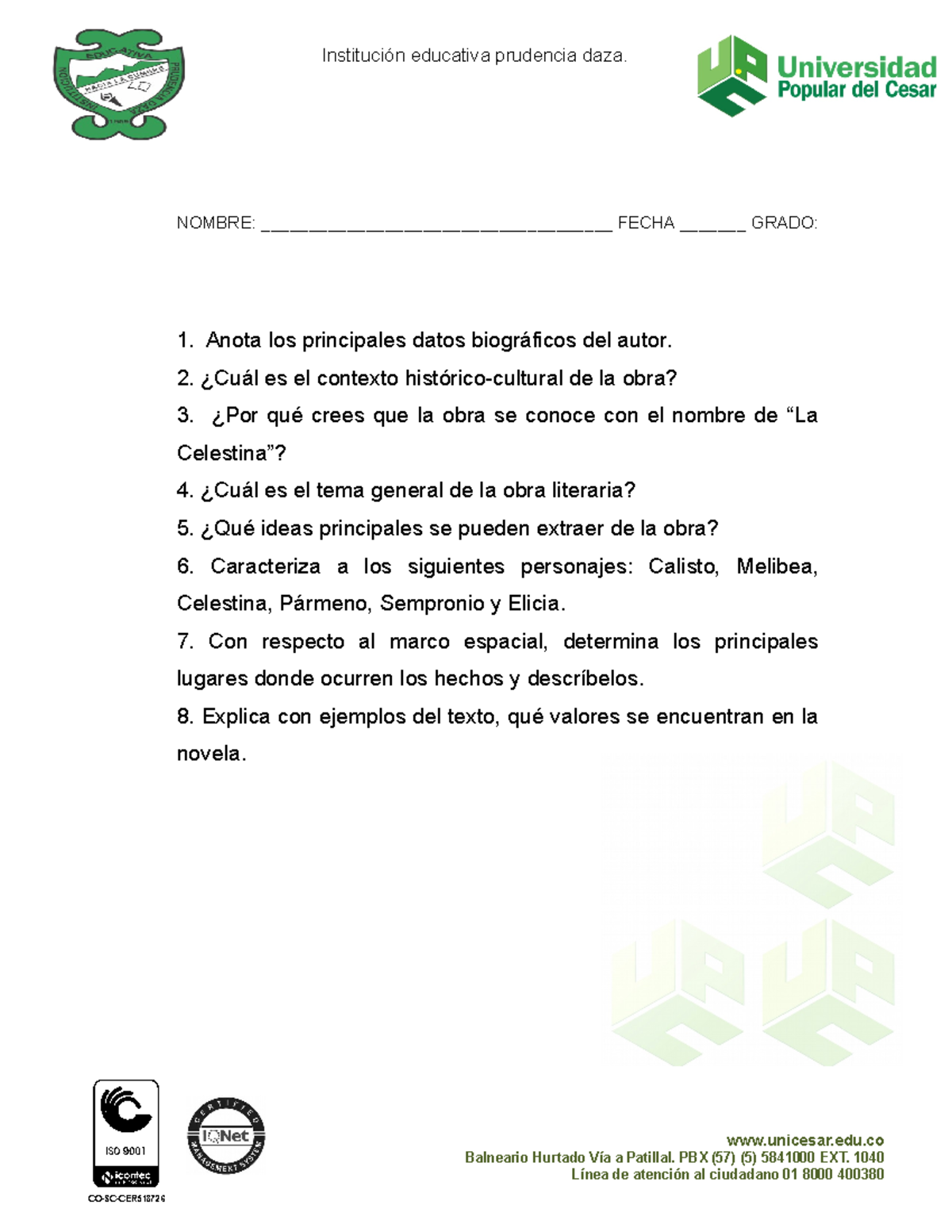 HOJA CON Membrete - LA UPC ES DE Todos - CO-SC-CER Balneario Hurtado ...