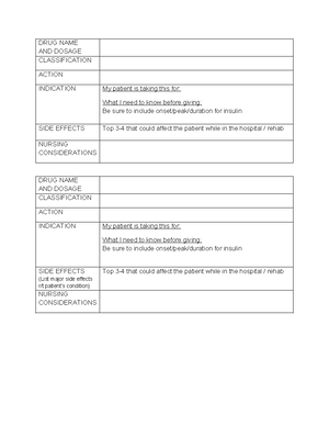Drug-Cards - Practice materials and examples - DRUG NAME AND DOSAGE ...