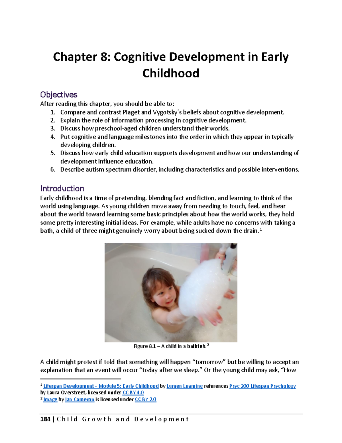 Ch8 ECE101 version 1 - tutorial work for assignemnts - Chapter 8 : Cognitive Development in ...