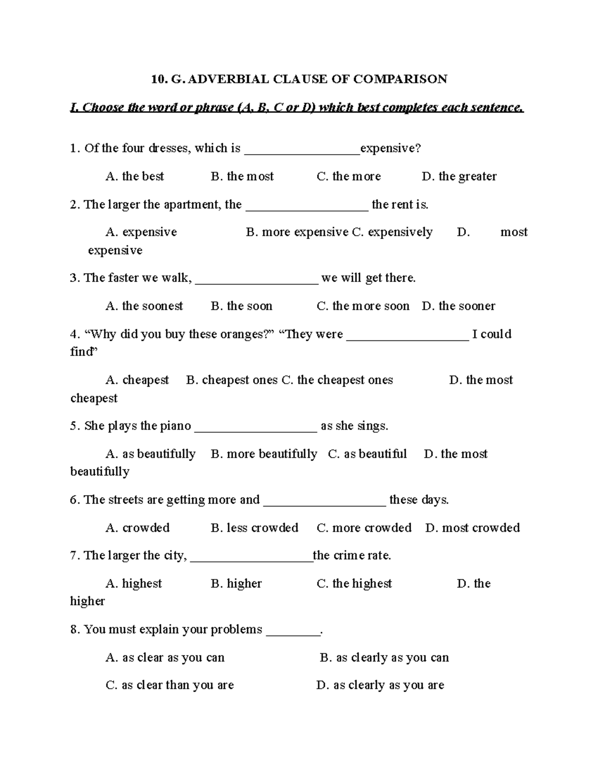 Adverbial clause of comparisons 616601 bbe0c2a46x05 - 10. G. ADVERBIAL ...