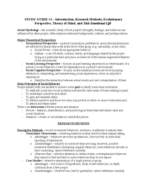 Ch. 9 - Social Psychology Textbook Notes - Chapter 9 Notes Group: Two ...
