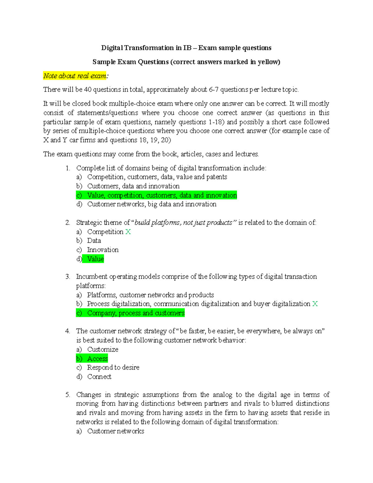 Digital Transformation in IB Sample Questions - Digital Transformation ...